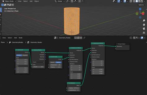 How Can I Control The Scale Of Each Mesh Circle Ie The Lower Circles