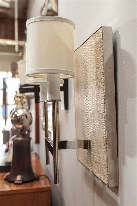 Paul Marra Python Backed Two Arm Sconce For Sale At 1stdibs