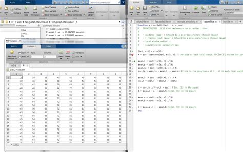 Matlab What Is The Purpose Of The Guided Image Filter S Box Filter Stack Overflow
