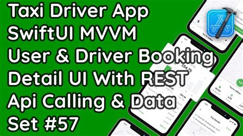 Swiftui Mvvm Native Ios Booking Ride Details With Api Calling And Data