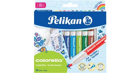 ტექსტილის მარკერი Colorella Pelikan 12 ფერი · საკანცელარიო