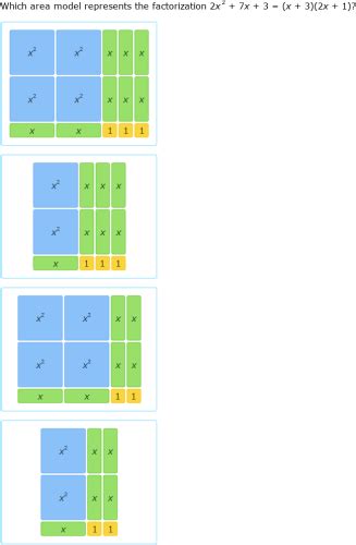 IXL Factor Quadratics Using Algebra Tiles Algebra Practice