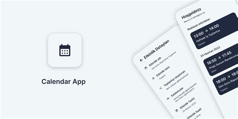 Github Berkakkayacalendarapp Calendar App Mobile Application