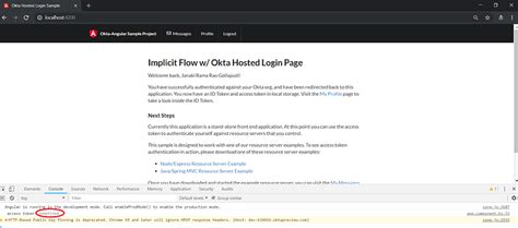 Angular App Using Okta Okta Angular SDK OktaAuthService GetAccessToken Getting Null First