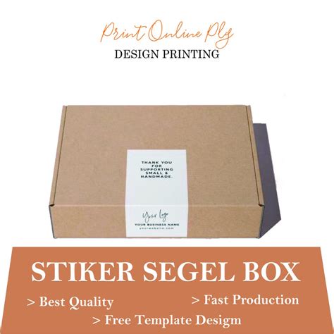 Jual Stiker Segel Box Shopee Indonesia