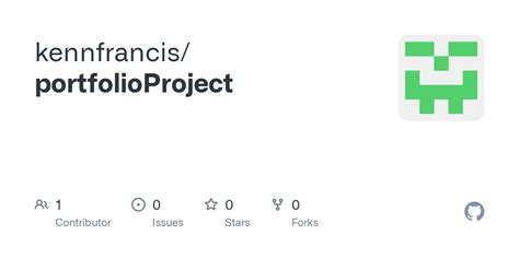 github kennfrancis portfolioproject