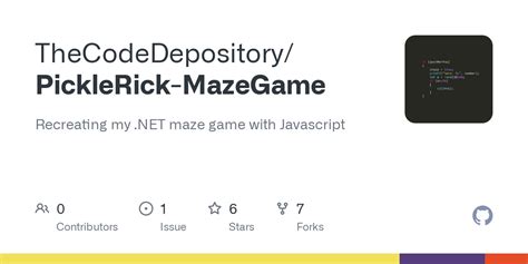 github thecodedepository picklerick mazegame recreating my maze