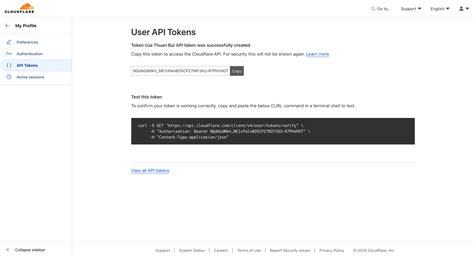 Cloudflare Hướng dẫn lấy Zone ID và tạo API Token nhanh chóng Thuận Bùi Blog