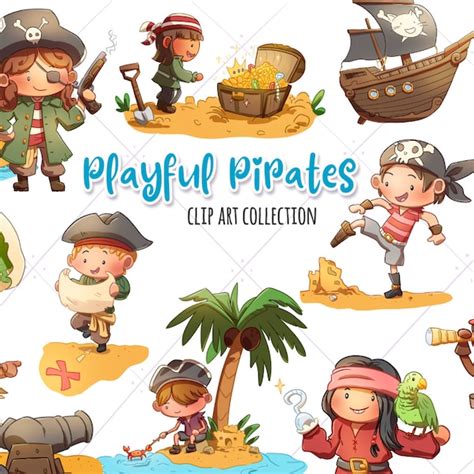 Pirate Clip Art Etsy