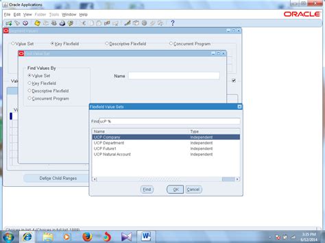 Assign Values To Value Sets Oracle EBS Financials