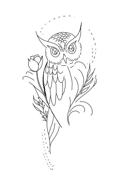 Owl Tattoo Outlines Timeless Designs For Every Enthusiast