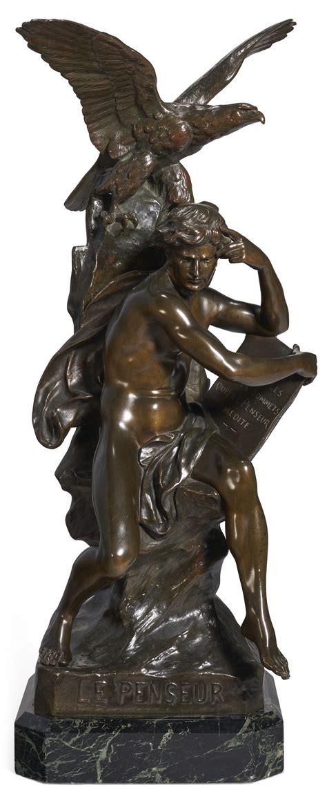 Emile Louis Picault Le Penseur The Thinker Mutualart