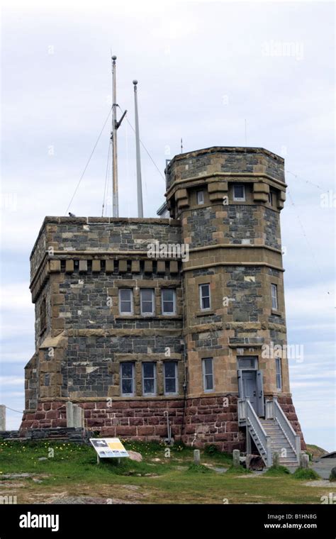Cabot Tower On Signal Hill National Historic Site Of Canada In St John