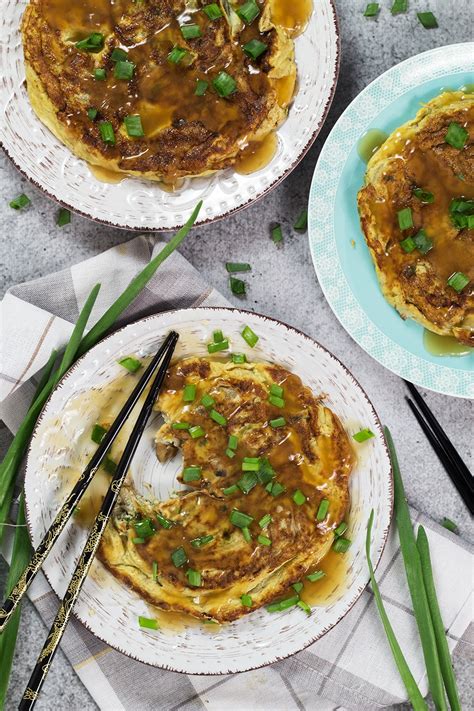 Vegetable Egg Foo Young W Bean Sprouts And Mushrooms