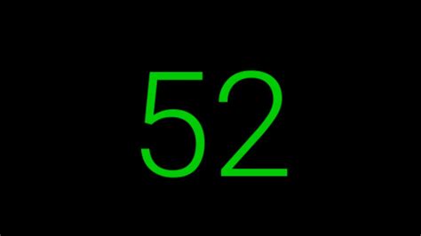 52 Second Timer Youtube