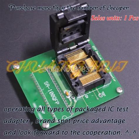 Sa 100qfp Programmer Adapter Tqfp100 Qfp100 Lqfp100 Test Socket In Demo