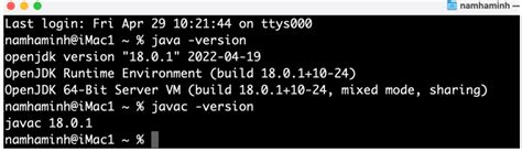 Download And Install OpenJDK 18 On MacOS