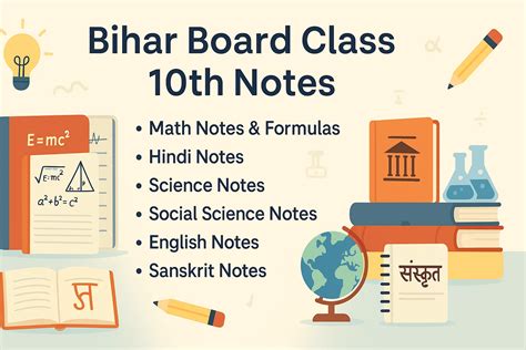Bihar Board Class 10th Notes Learn Bseb