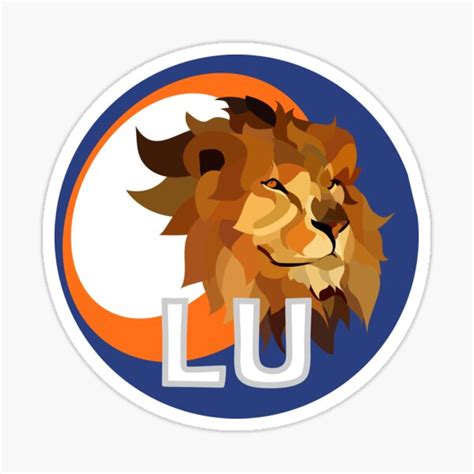 Lincoln University Mascot And Lettering Sticker For Sale By