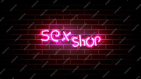 Premium Vector Realistic Neon Pink Light Sign Decoration On The Wall