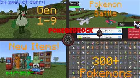 Pok Bedrock Add Ons By Smell Of Cury Add Ons Showcase Minecraft Bedrock Edition Youtube