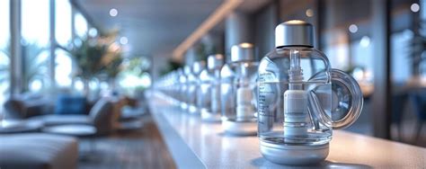 Premium Photo Smart Inhalers Monitoring Usage Background