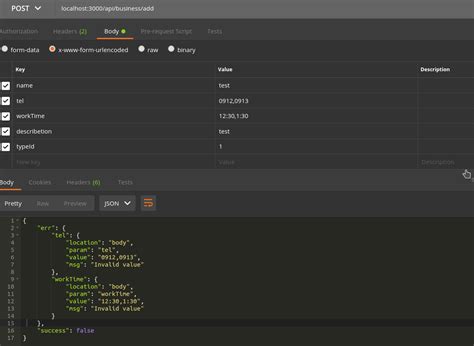 Invalid Value Error · Issue 400 · Express Validatorexpress Validator