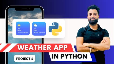 Create A Complete Weather Application In Python With Tkinter Python Tkinter Project Weather