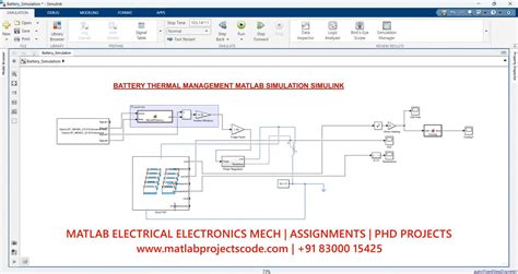 battery thermal management matlab simulation simulink phd research