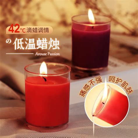SM Low Temperature Candle Couple Foreplay Flirting Relaxing Massage Dropping Wax Alternative Sex