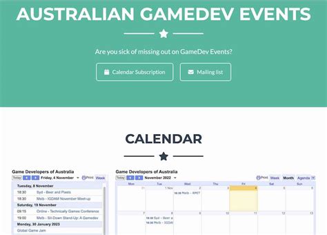aussie gamedev events