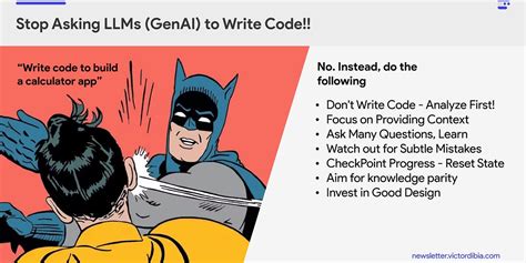 developers stop asking llms genai to write code