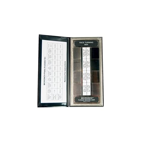 Surface Roughness Comparator Composite Set 30 Specimens Flexbar 16008