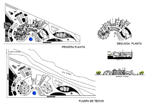 Commerce Building Structure Detail Plan Elevation And Section 2d View Cad Block Dwg File Cadbull