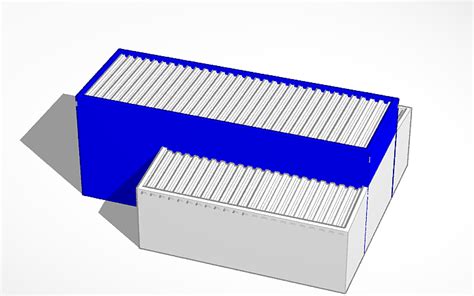3d Design Rectangle Building 11 5x4x4 5cm Tinkercad