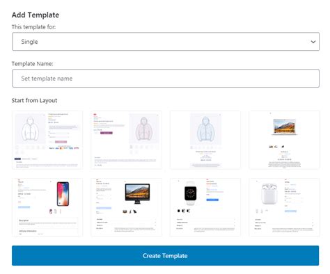 simple steps to set a single product template on the woocommerce theme