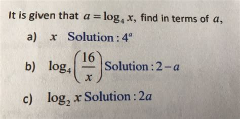 solved simplify the following expressions log 8 log