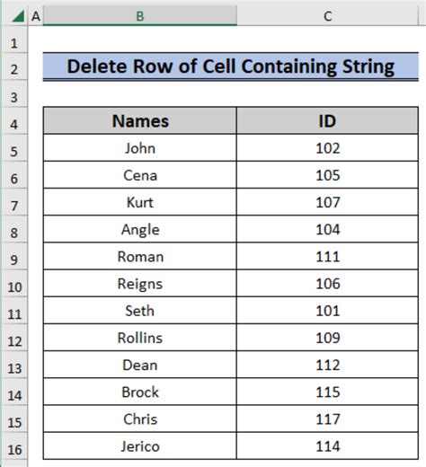 How To Delete Row If Cell Contains Value Using Macro In Excel