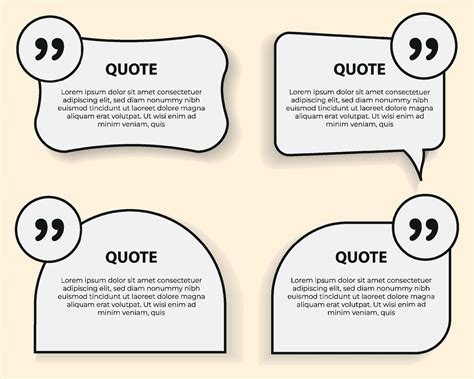 Set Of Quote Bubbles Template In A Flat Design 25376709 Vector Art At Vecteezy