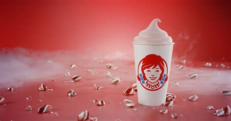 Wendys Will Serve Up A Peppermint Flavored Frosty This Holiday Season