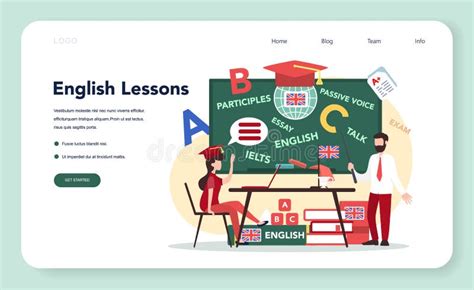 English Course Banner Stock Illustrations English Course Banner Stock Illustrations