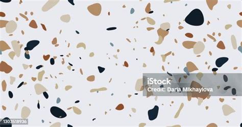 테라초 벡터 원활한 패턴 대리석 석영 화강암 유리의 칩 이탈리아 바닥의 질감 천연 색상의 현대적인 배경 디자인 테라조에 대한