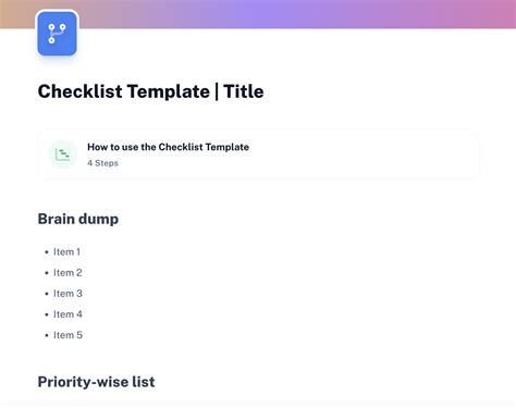 7 Checklist Examples To Maximize Productivity At Work And Life Free
