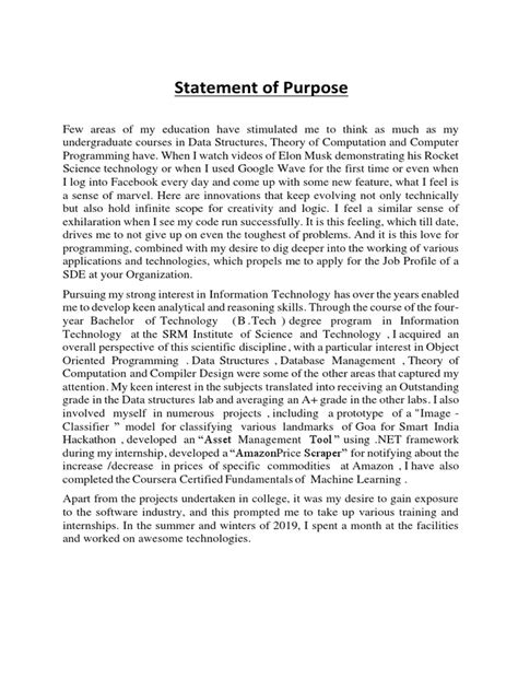 Sop Pdf Pdf Computer Programming Software Framework