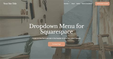 Full Width Dropdown Menu For Squarespace — Minimist Web Design