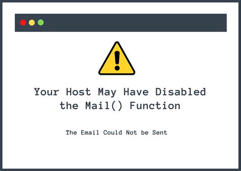How To Fix Your Host May Have Disabled The Mail Function