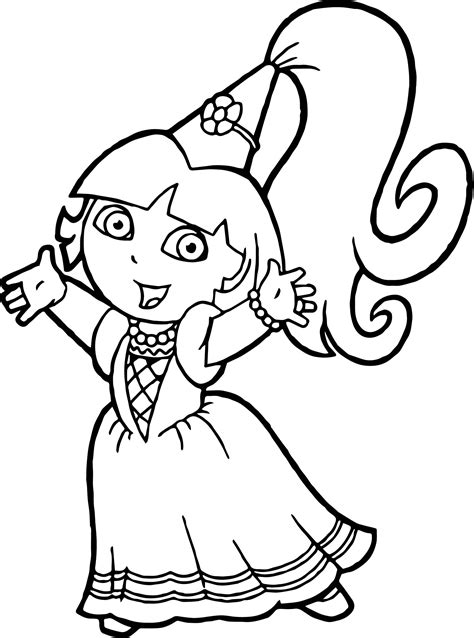 Dora Colouring Sheets