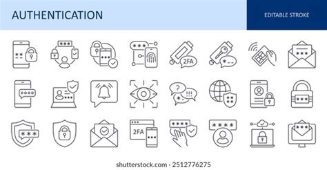 2 Thousand Two Factor Authentication Vector Icons Royalty Free Images