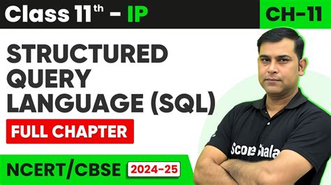chapter 11 structured query language sql one shot revision class