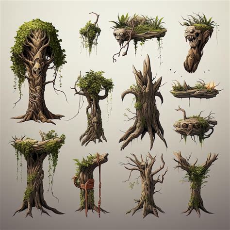 Premium Photo Evil Tree Trunks